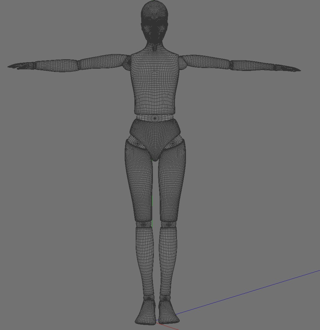 Obj Female Mannequin
