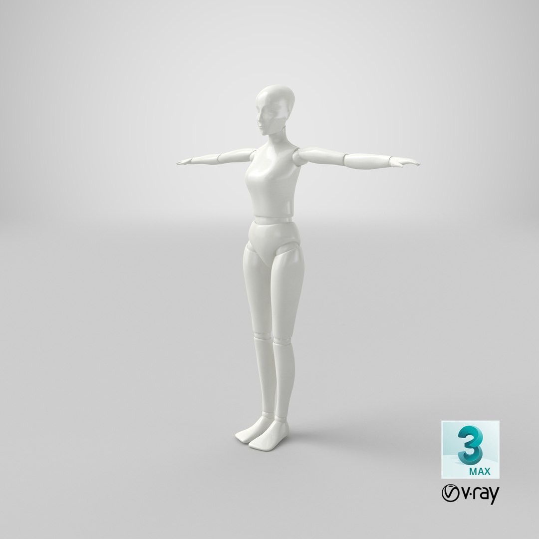 Obj Female Mannequin