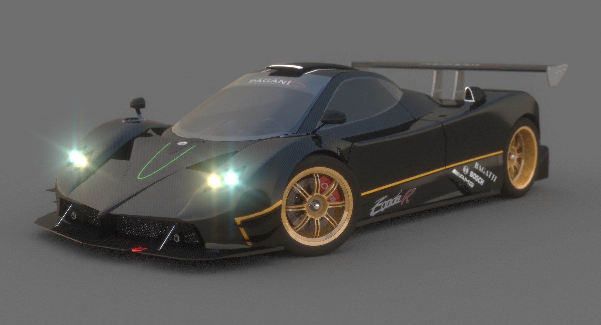 3d Pagani Zonda R