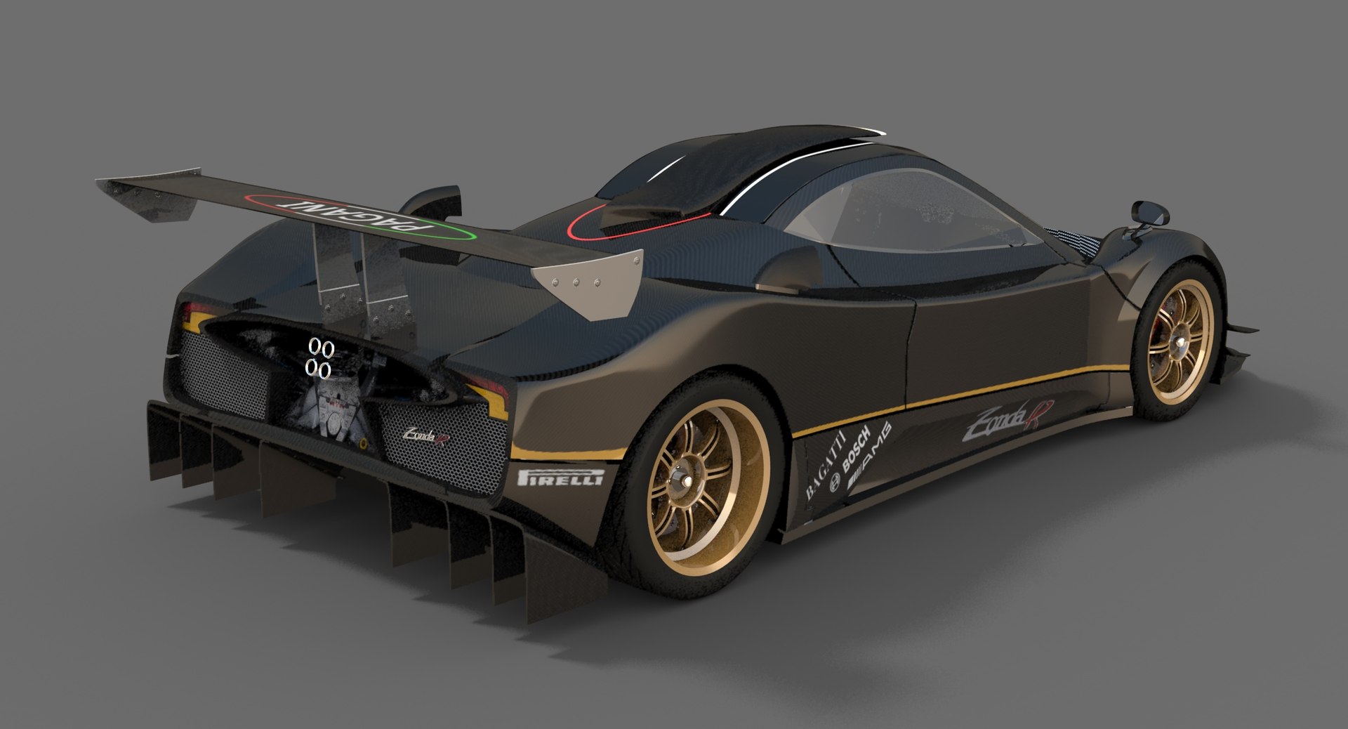 3d Pagani Zonda R