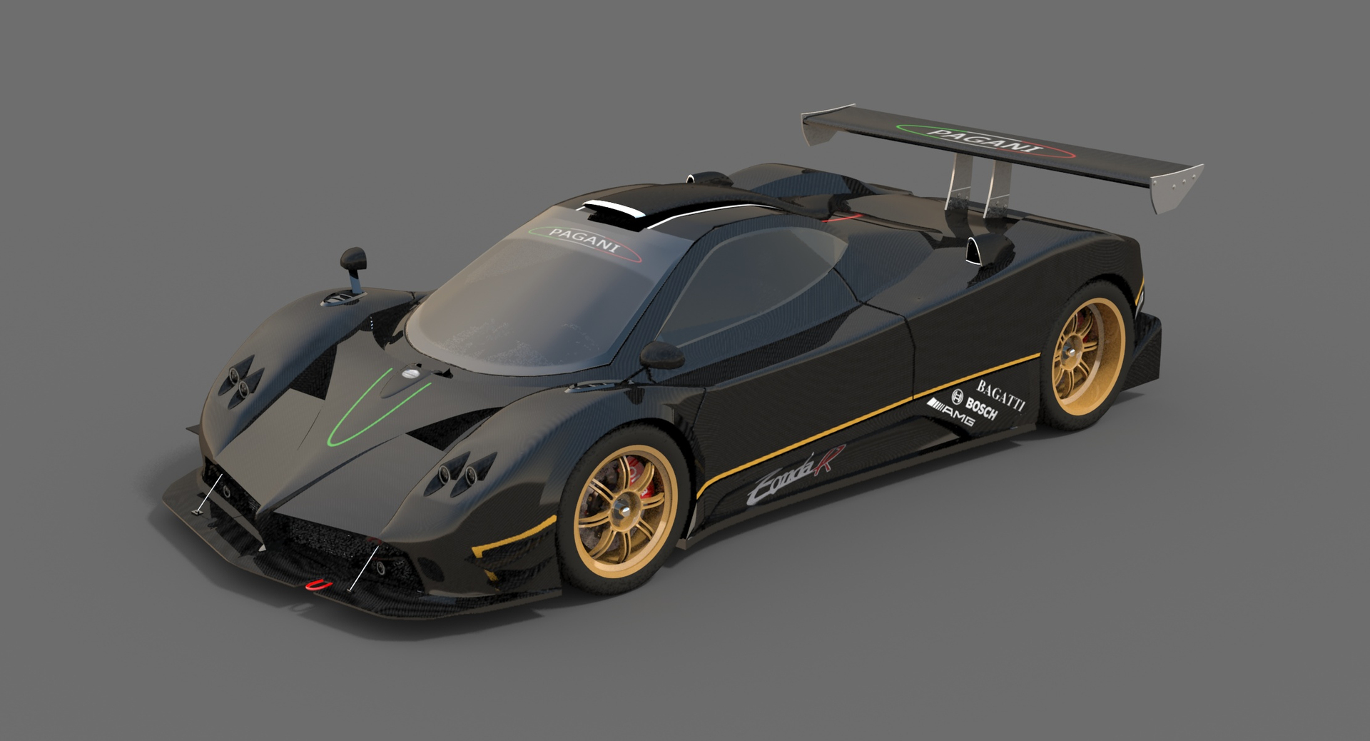 3d Pagani Zonda R