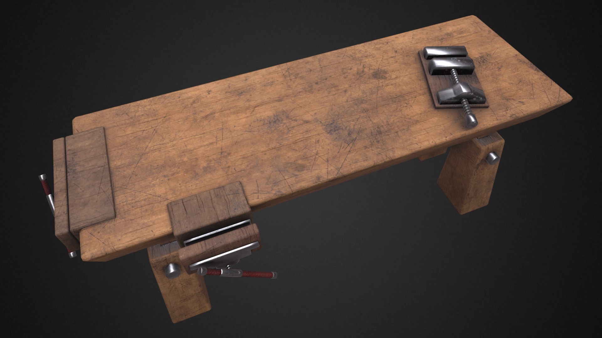 3D model workbench work bench - TurboSquid 1637396