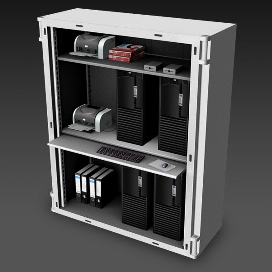 3d Model Server Cabinet