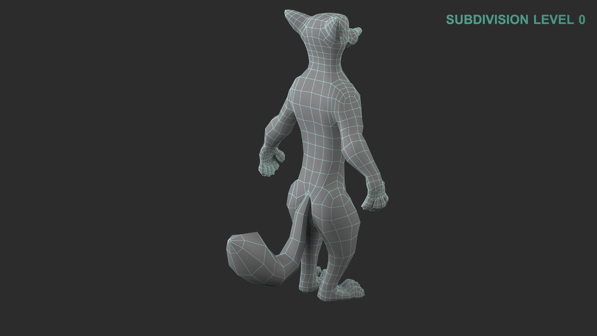 3D Cartoon Fox Character Model - TurboSquid 2107125