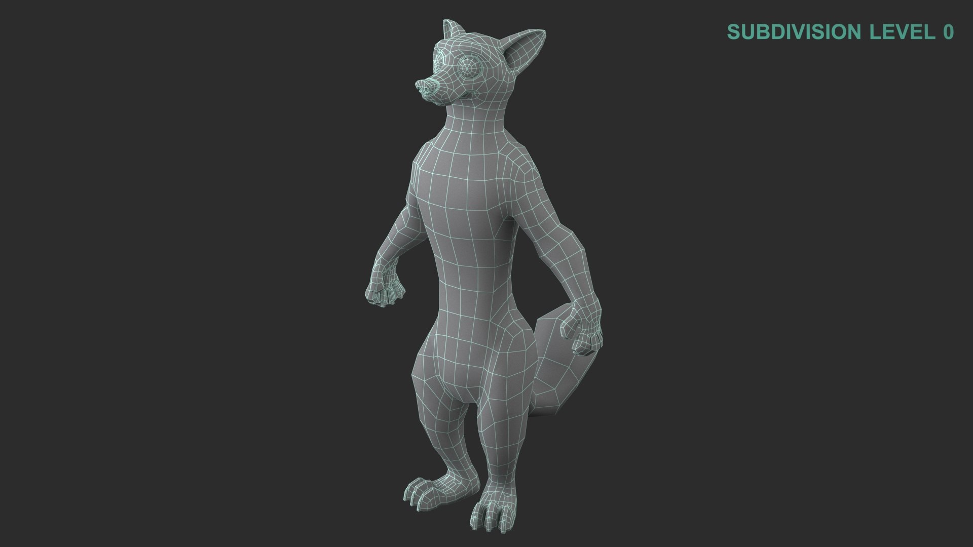 3D Cartoon Fox Character Model - TurboSquid 2107125