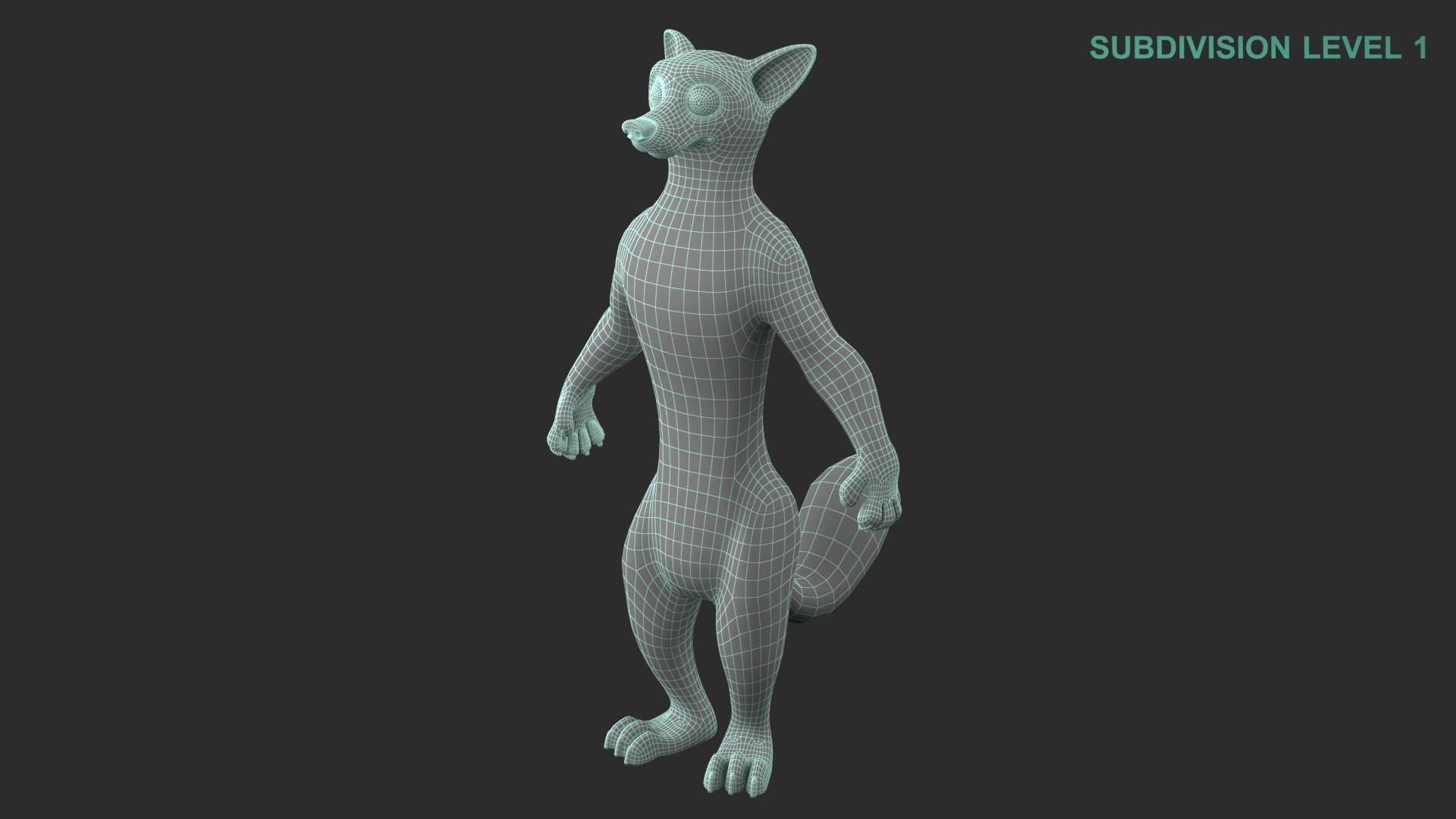 3D Cartoon Fox Character Model - TurboSquid 2107125
