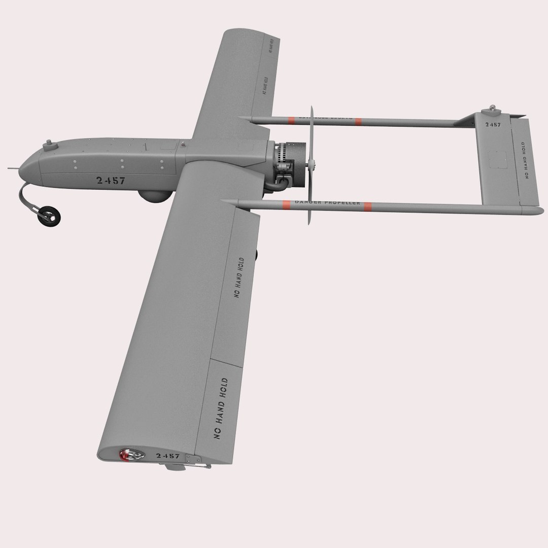 3d model rq-7 shadow unmanned aerial