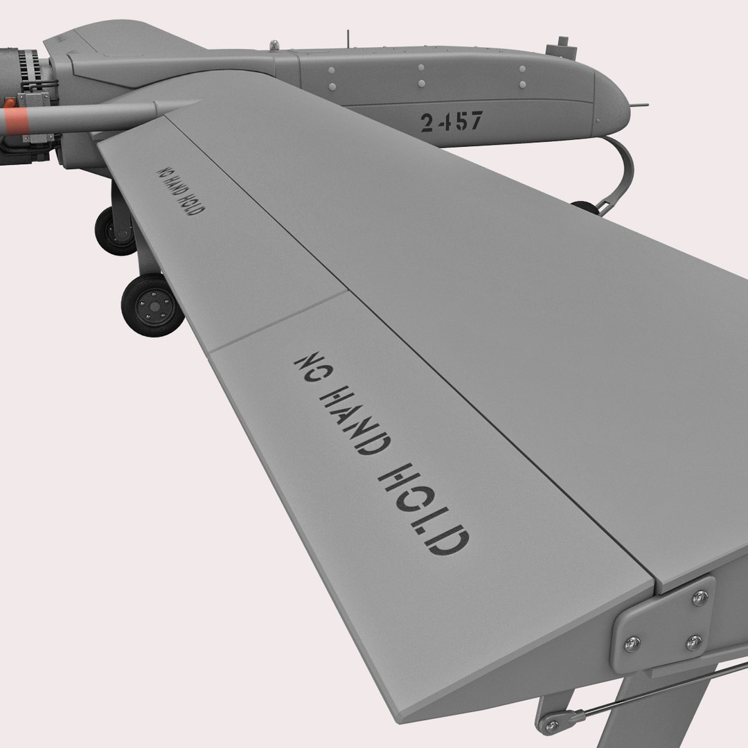 3d model rq-7 shadow unmanned aerial