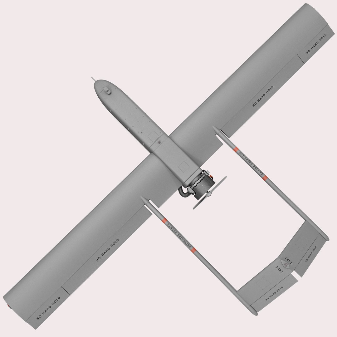 3d model rq-7 shadow unmanned aerial