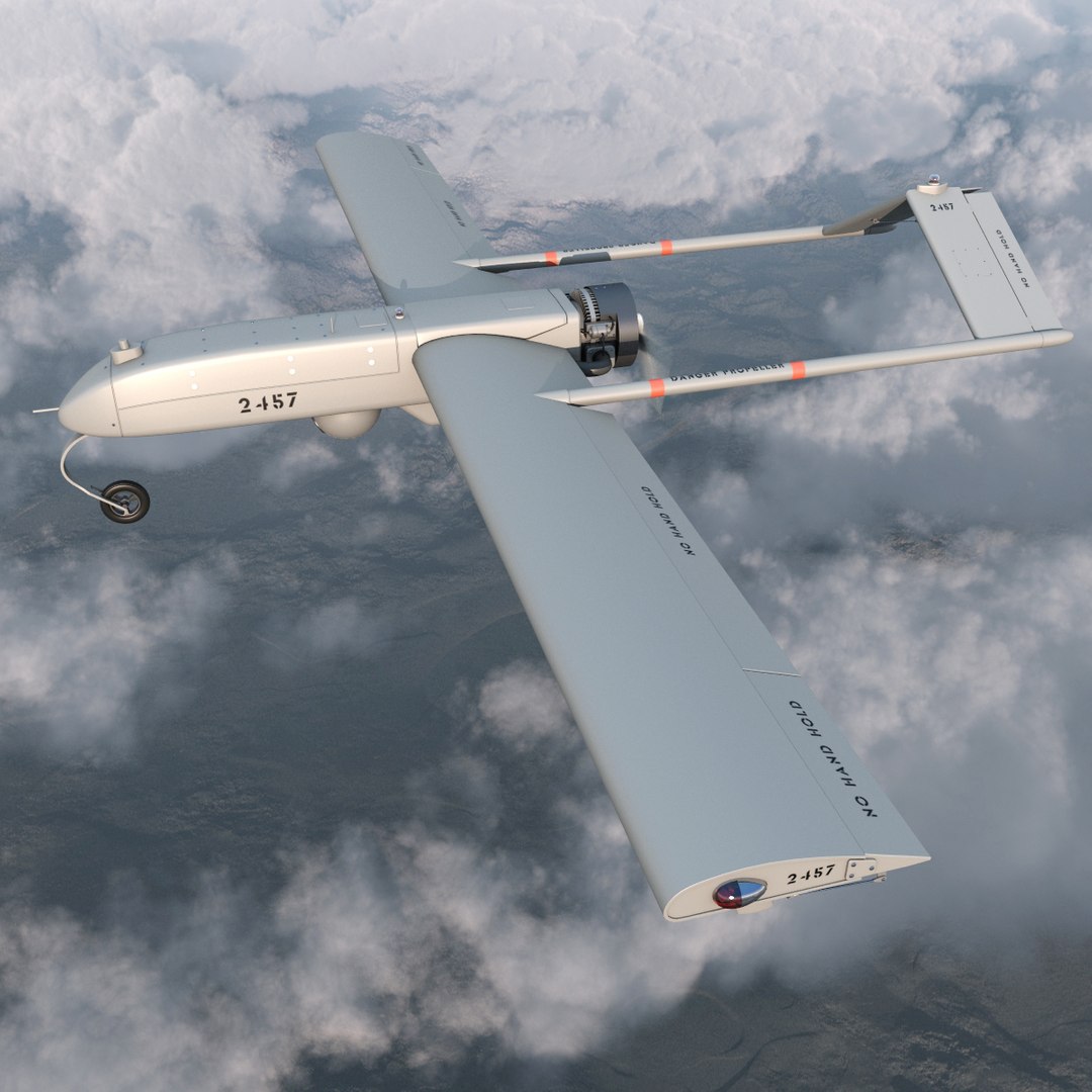3d model rq-7 shadow unmanned aerial