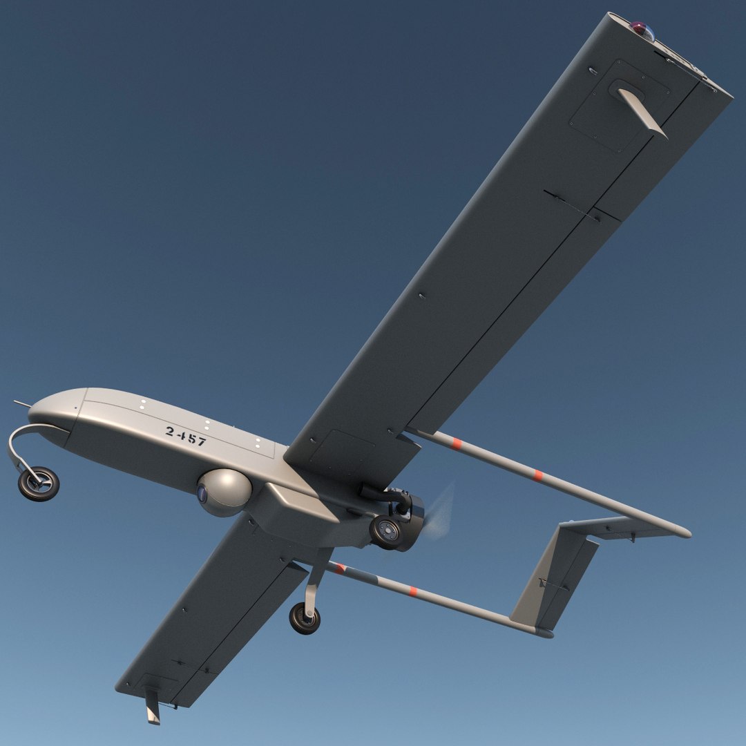 3d model rq-7 shadow unmanned aerial