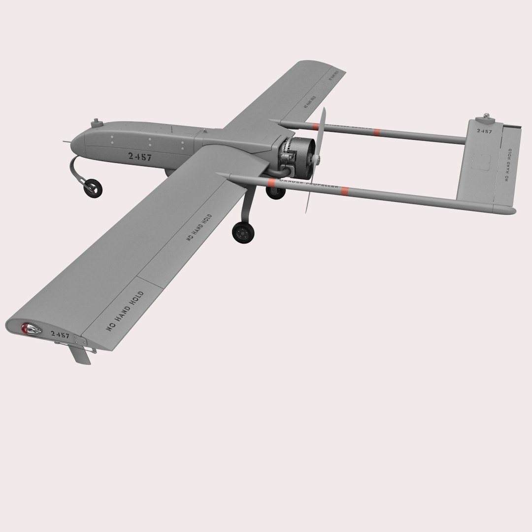 3d model rq-7 shadow unmanned aerial
