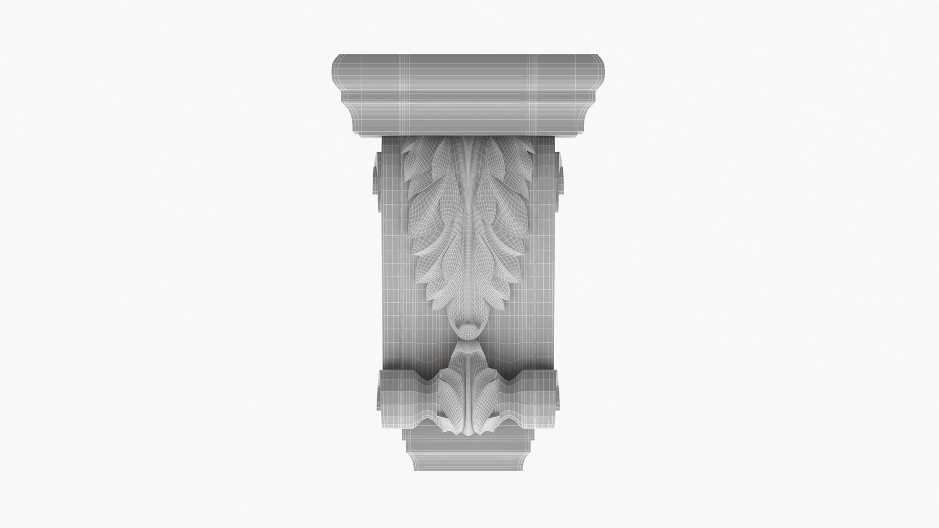3D Model Scroll Corbel 57 - 3D Printable - TurboSquid 1724388
