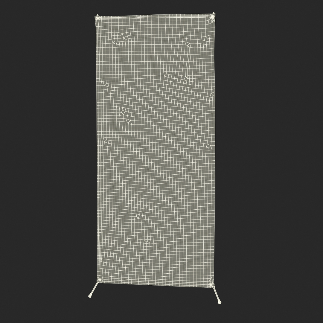 3d Model Banner Stand