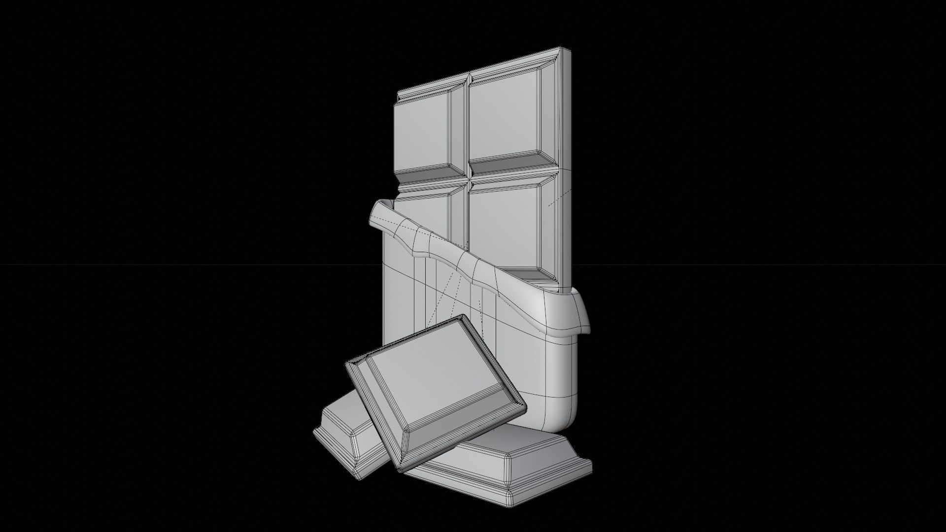 3D Chocolate Bar 3D Illustration Model - TurboSquid 2235460