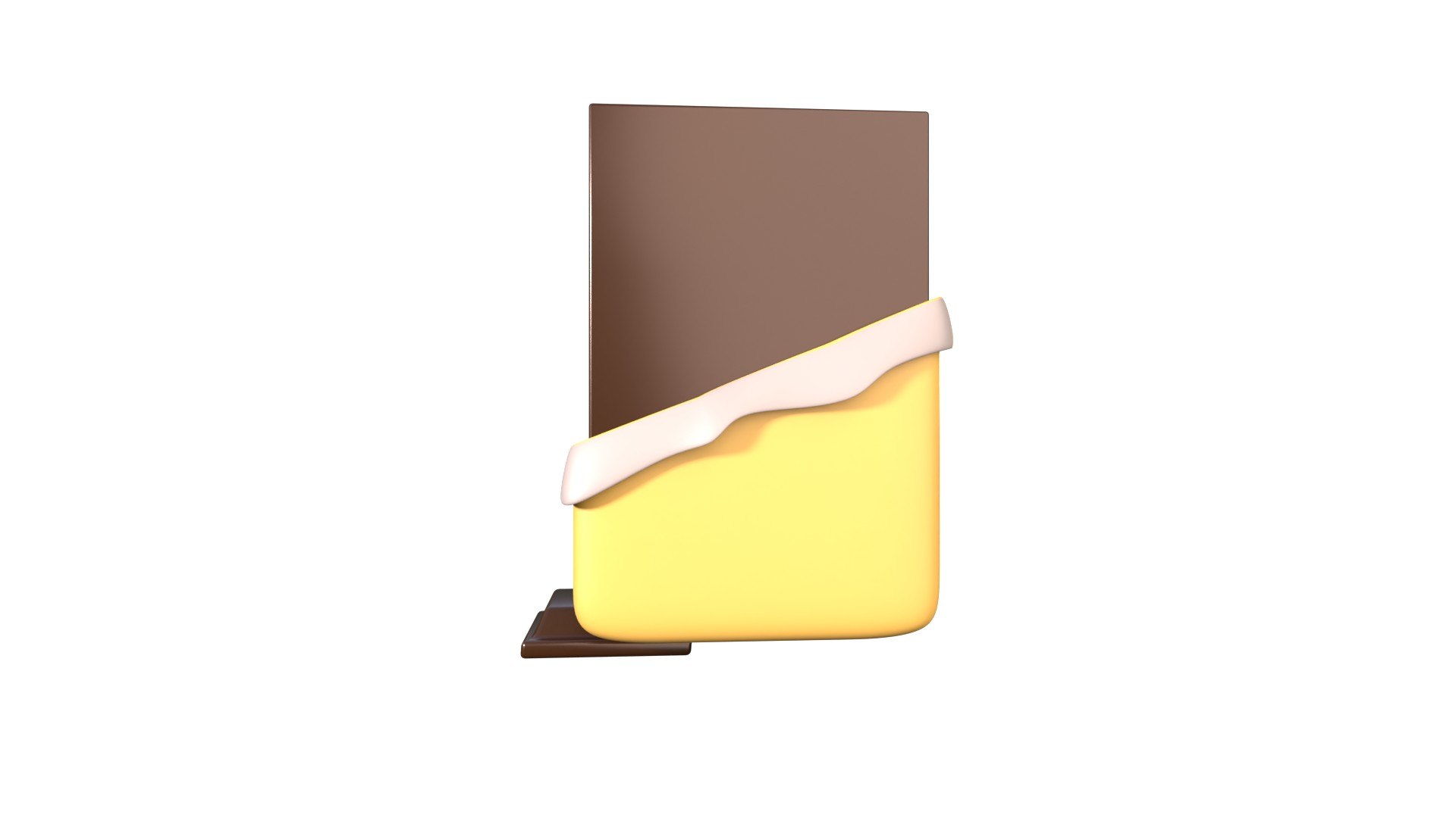 3D Chocolate Bar 3D Illustration Model - TurboSquid 2235460