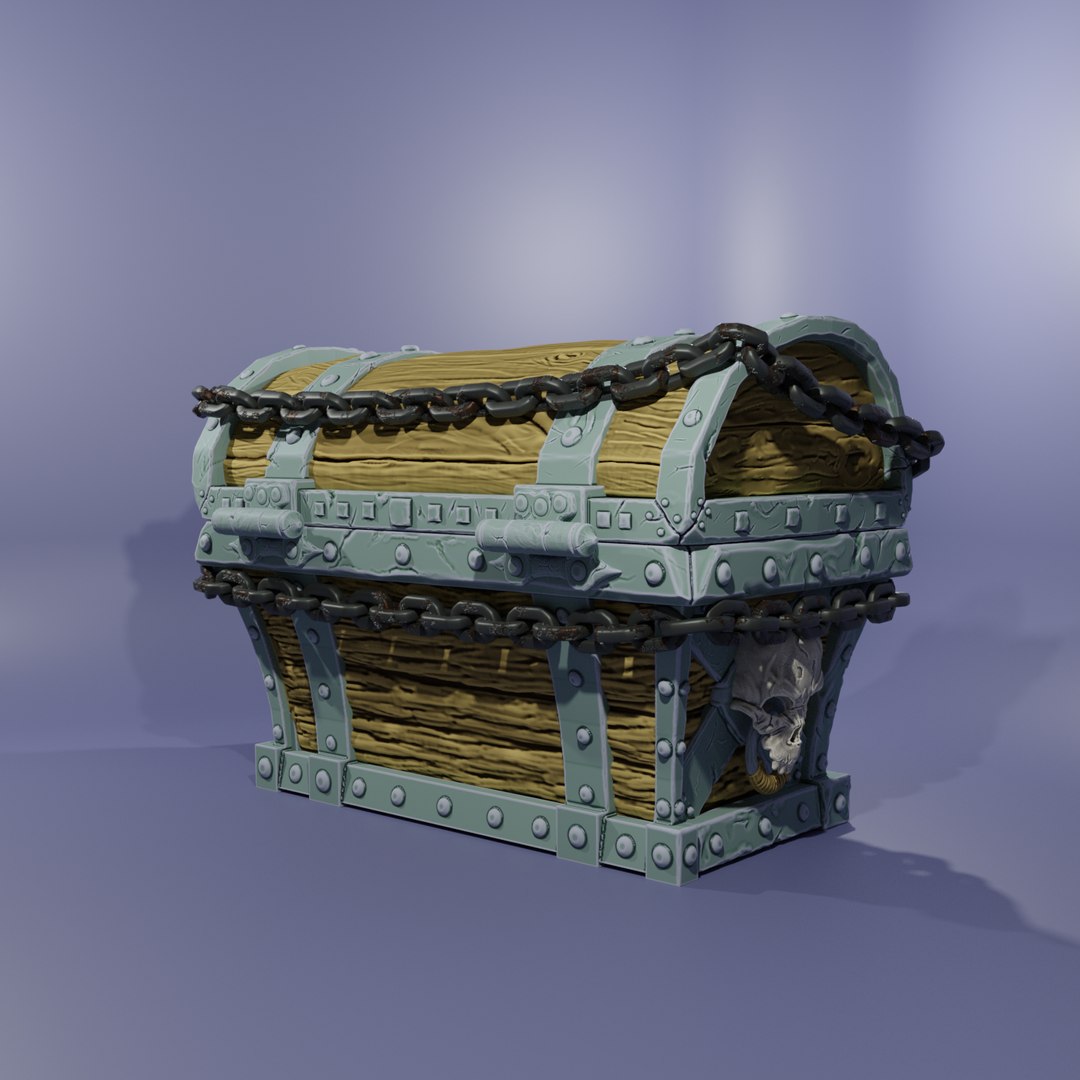 3D Chest Blender Sculpting Model - TurboSquid 1627482