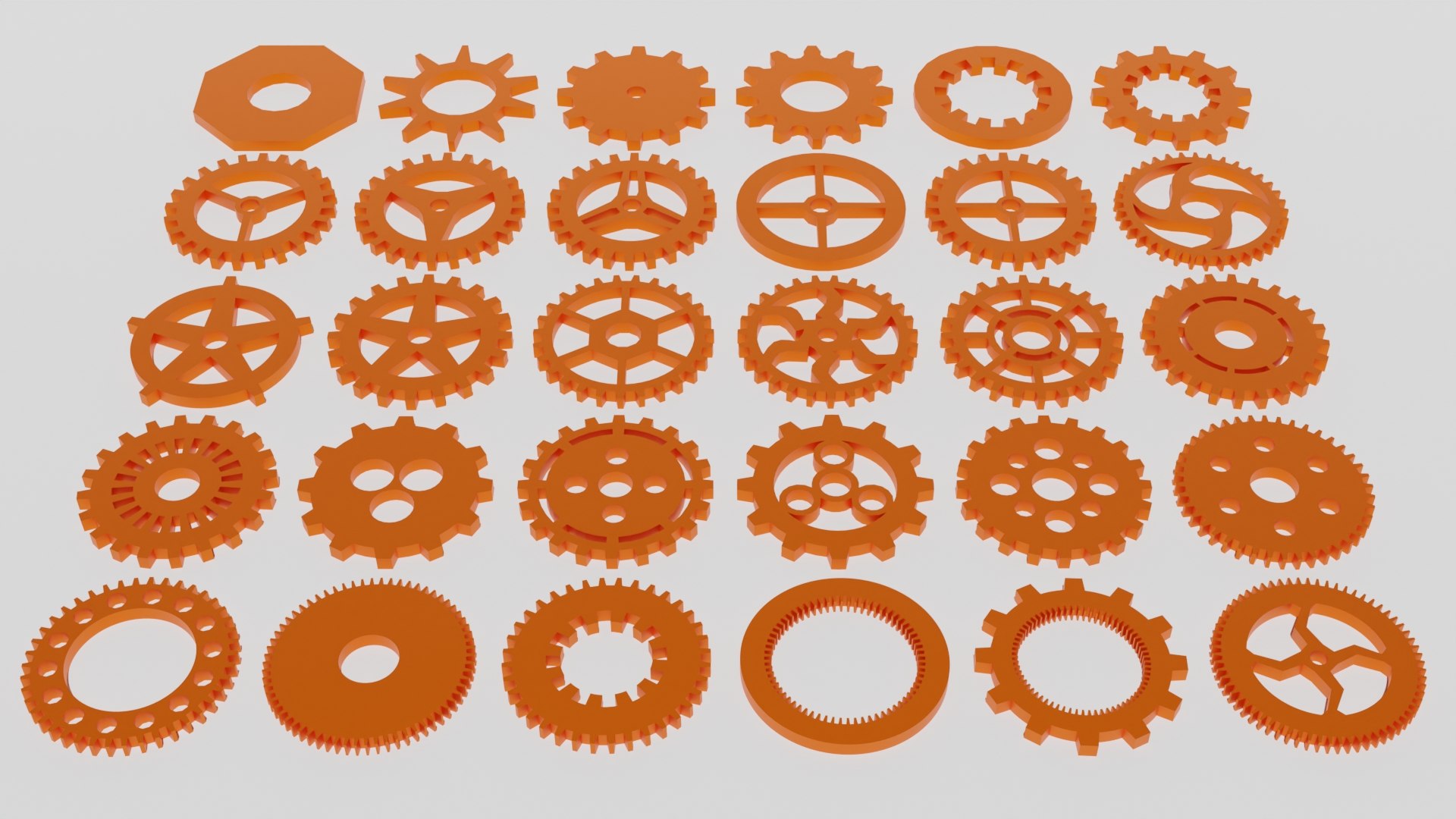 3D Low Poly Gear Pack Model - TurboSquid 2064777