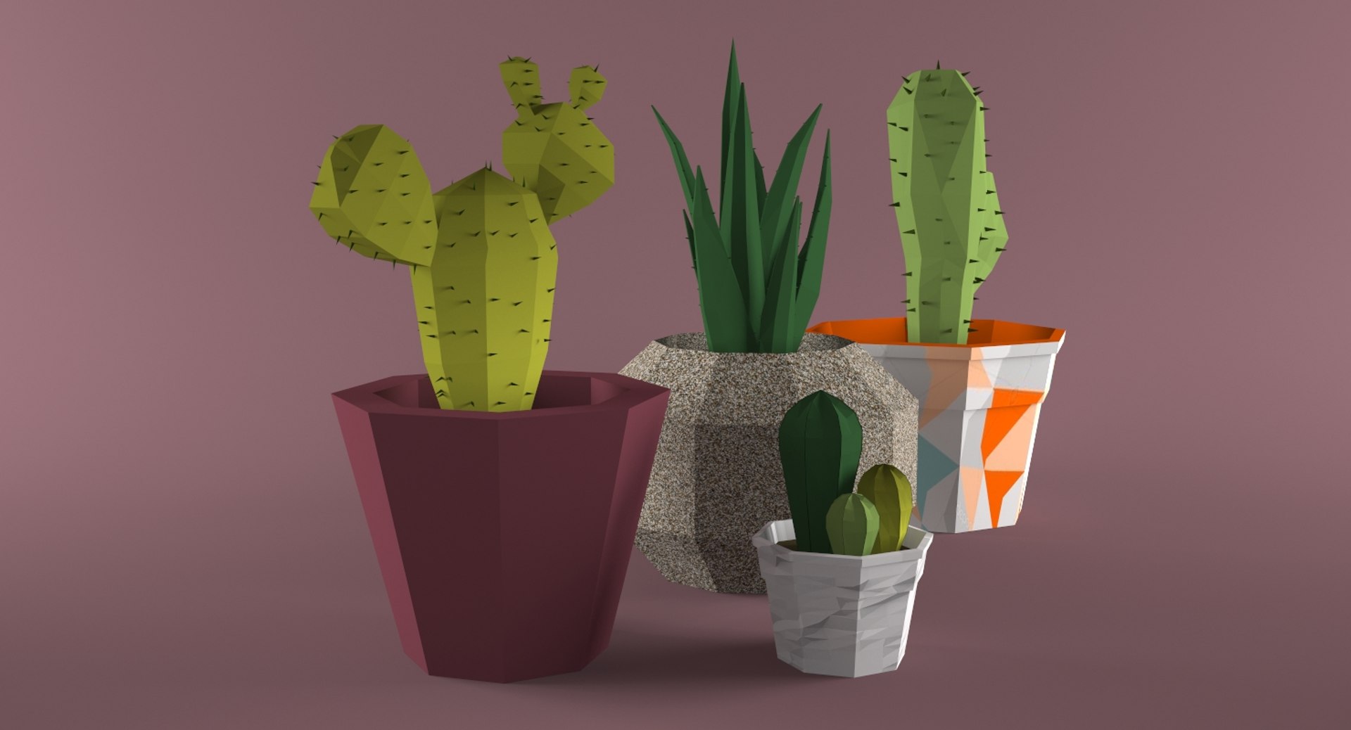 Cactus Model - TurboSquid 1246710