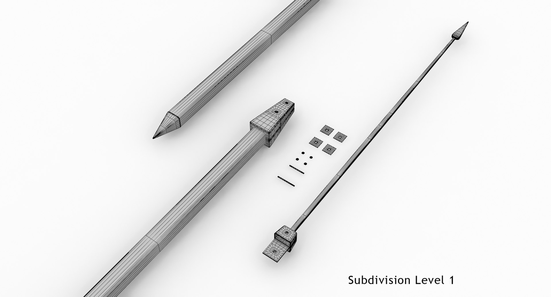 3D roman pilum model - TurboSquid 1281137