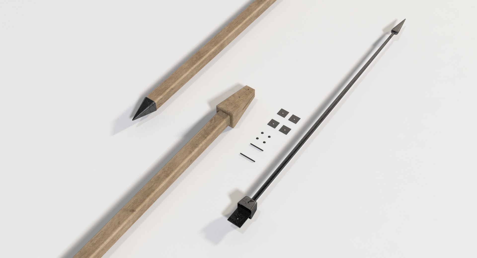 3D Roman Pilum Model - TurboSquid 1281137