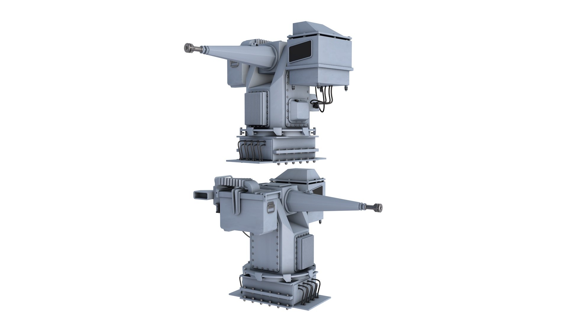 MLG 27 Naval Gun 3D Model - TurboSquid 2434185