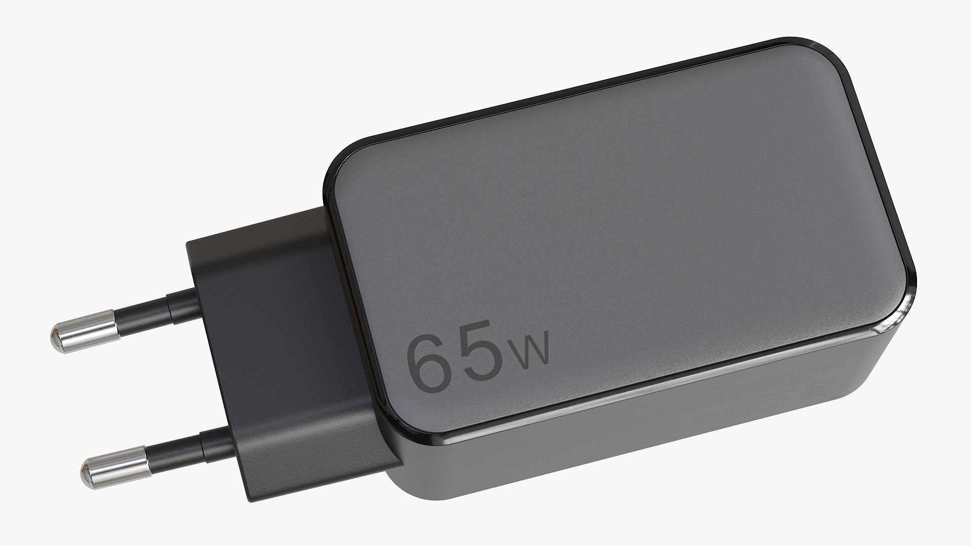 3D USB Power Adapter 03 EU Black - TurboSquid 2248263