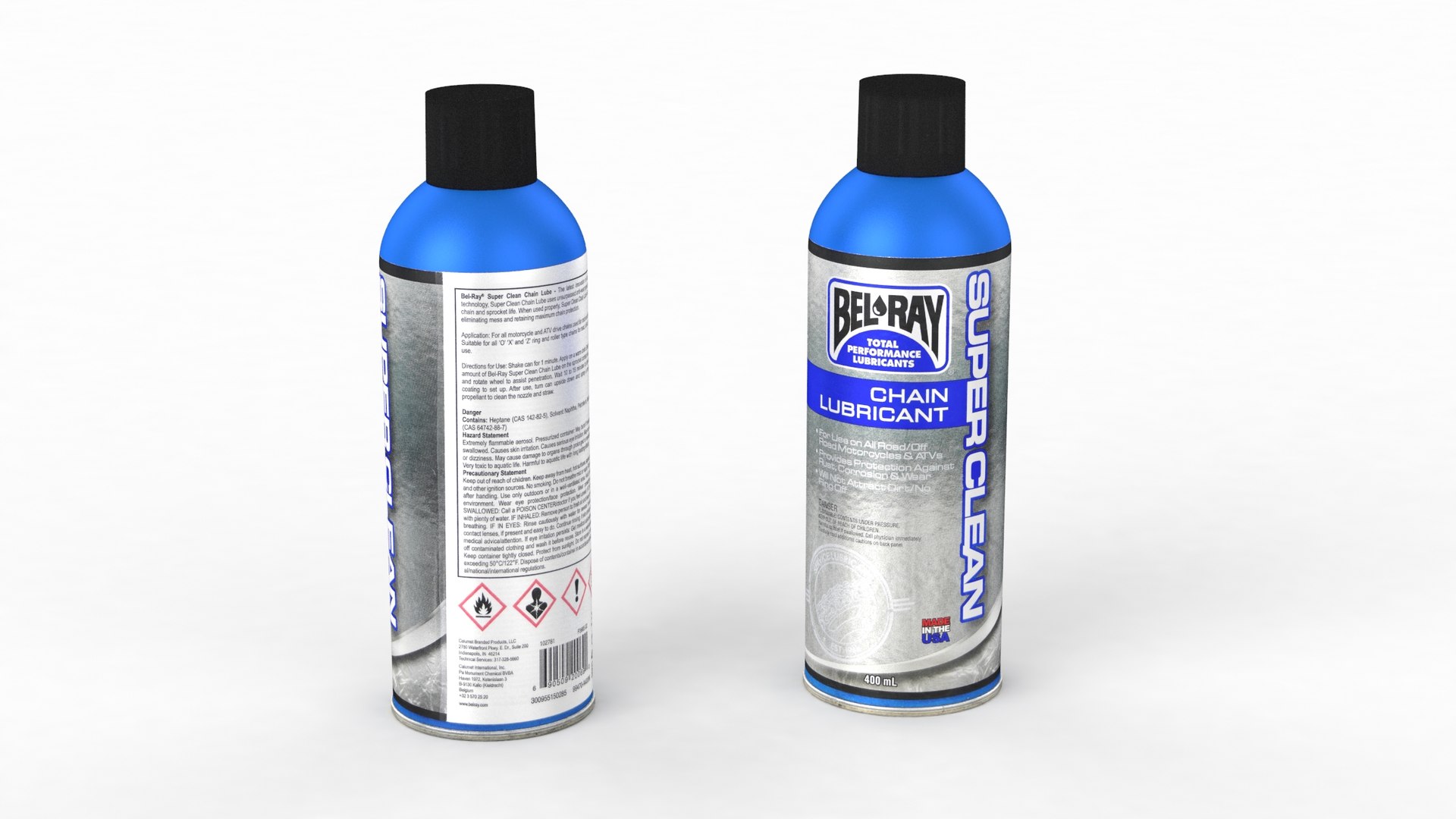 3D Bel Ray Chain Lubricant Super Clean 400ml 2023 - TurboSquid 2277101