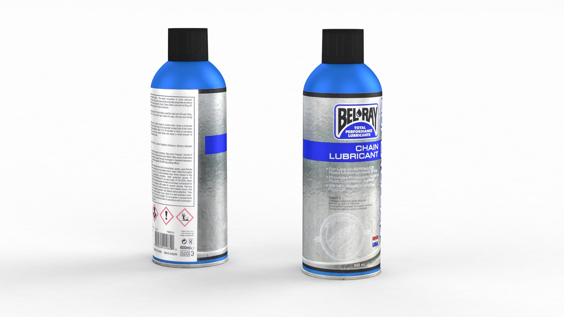 3D Bel Ray Chain Lubricant Super Clean 400ml 2023 - TurboSquid 2277101