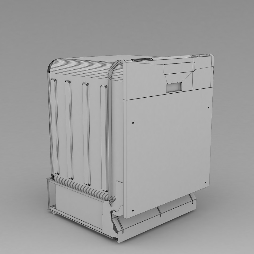 Dishwasher 3d Model