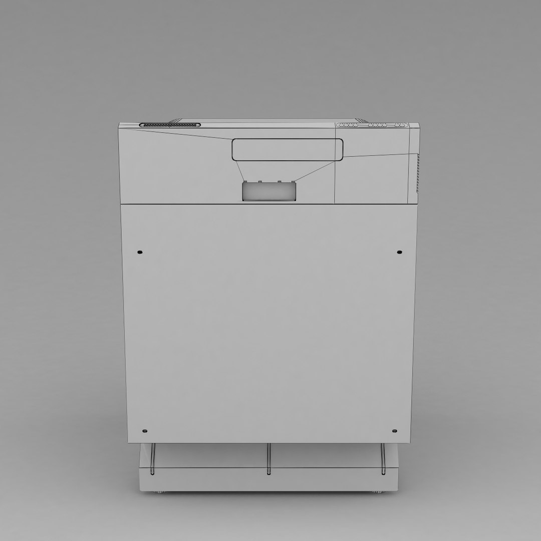 Dishwasher 3d Model