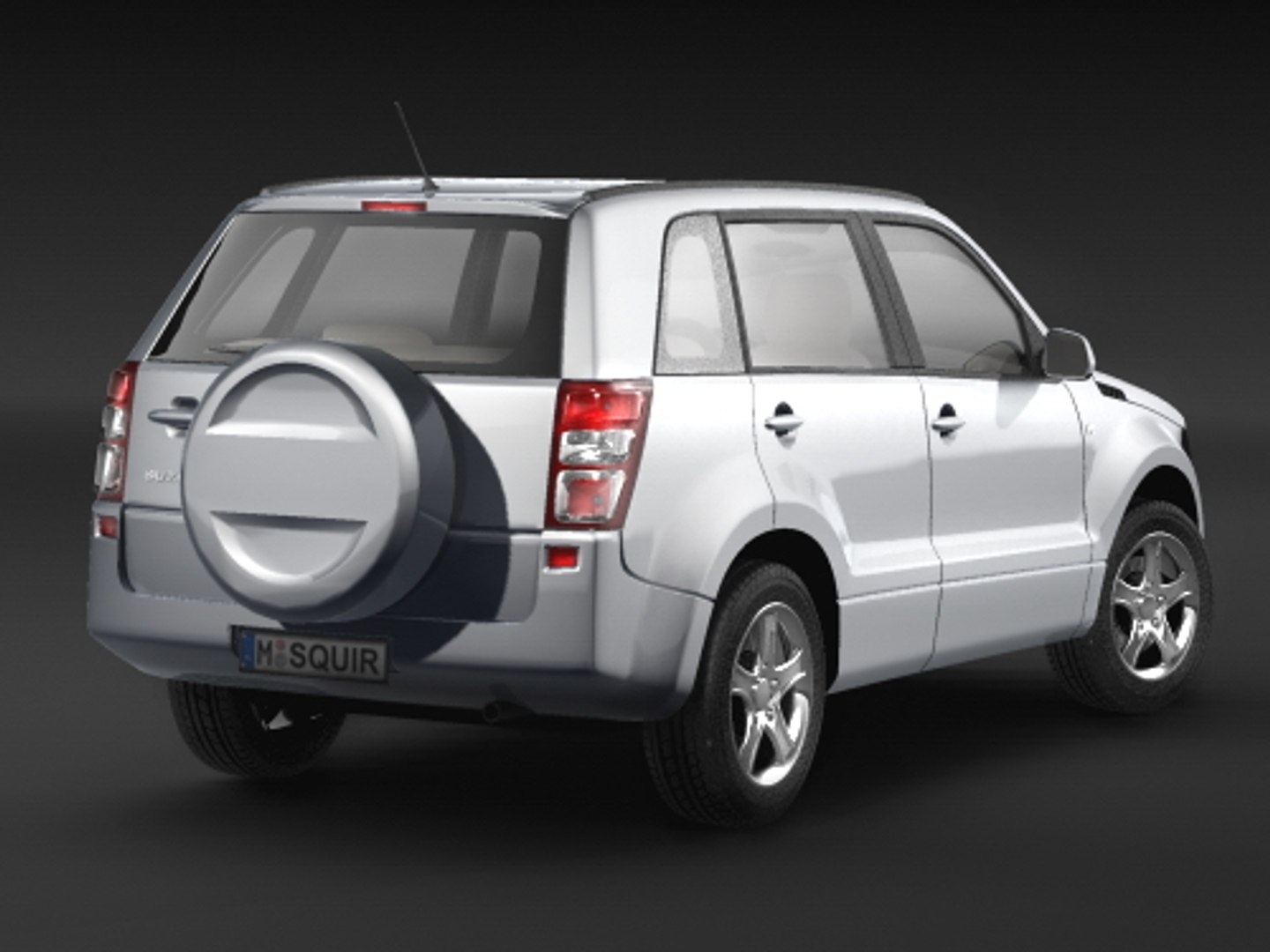 Suzuki Grand Vitara Suv 3d Model