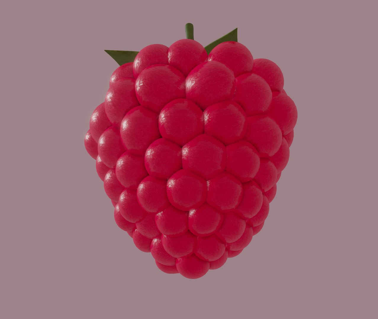 3D raspberry fruit food model - TurboSquid 1611131