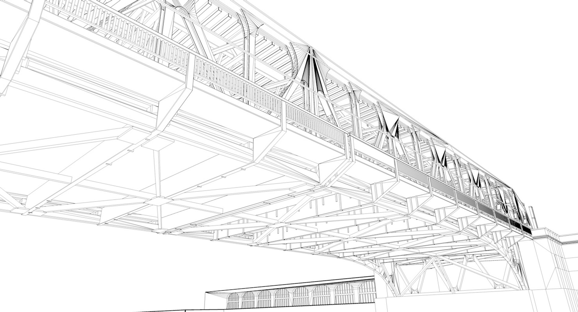 Wells Bridge Chicago 3D - TurboSquid 1190864