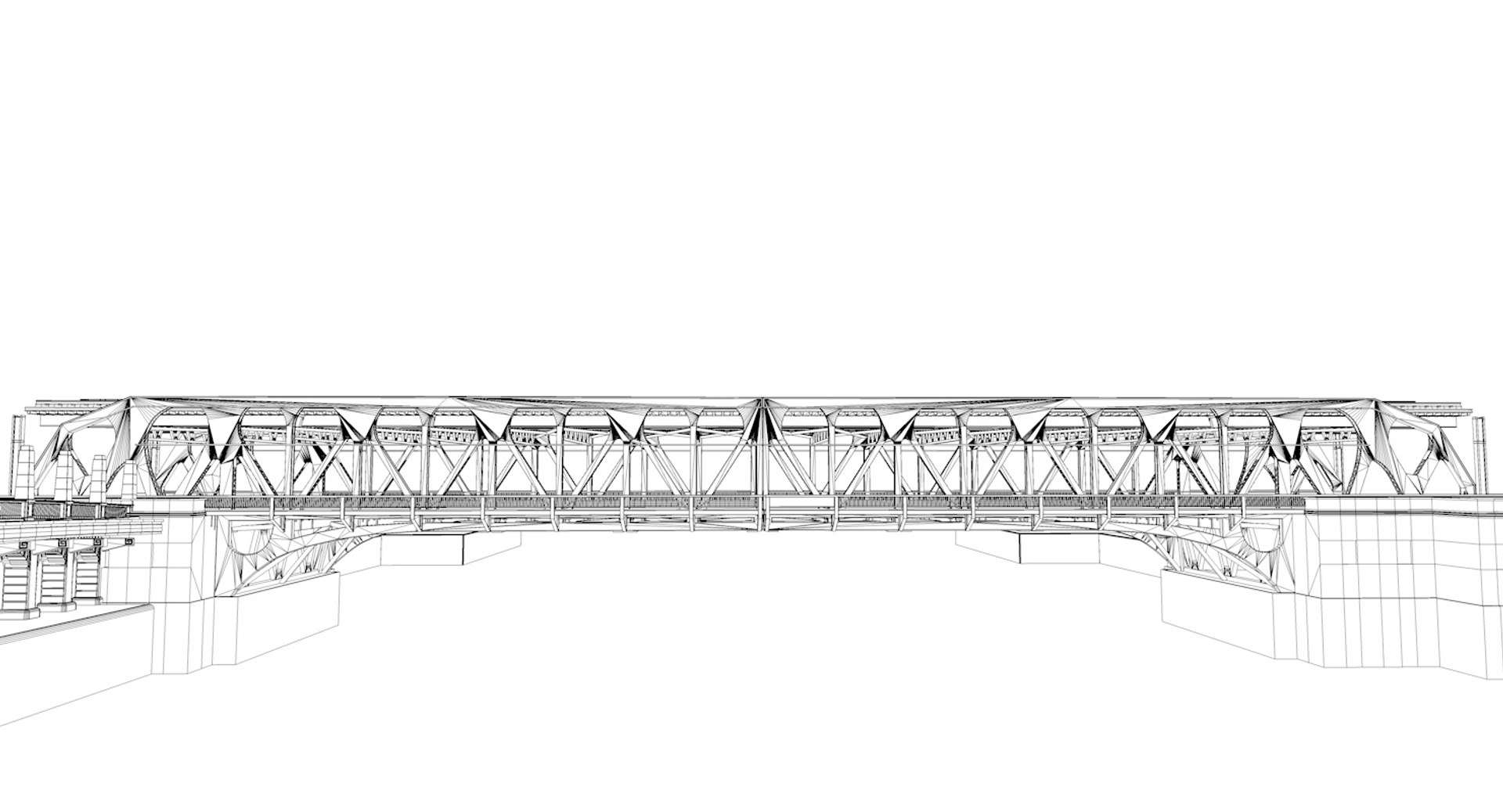 Wells Bridge Chicago 3D - TurboSquid 1190864