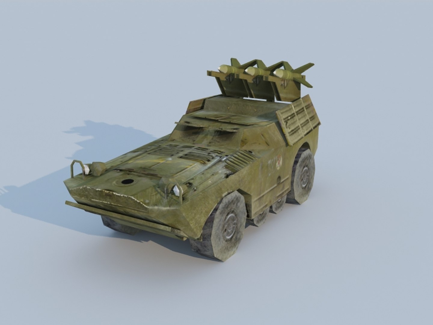 Brdm 1 3d Model
