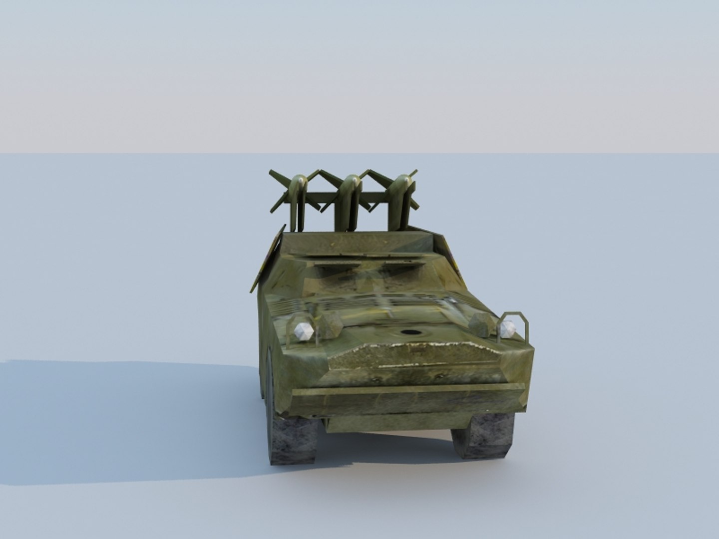 Brdm 1 3d Model