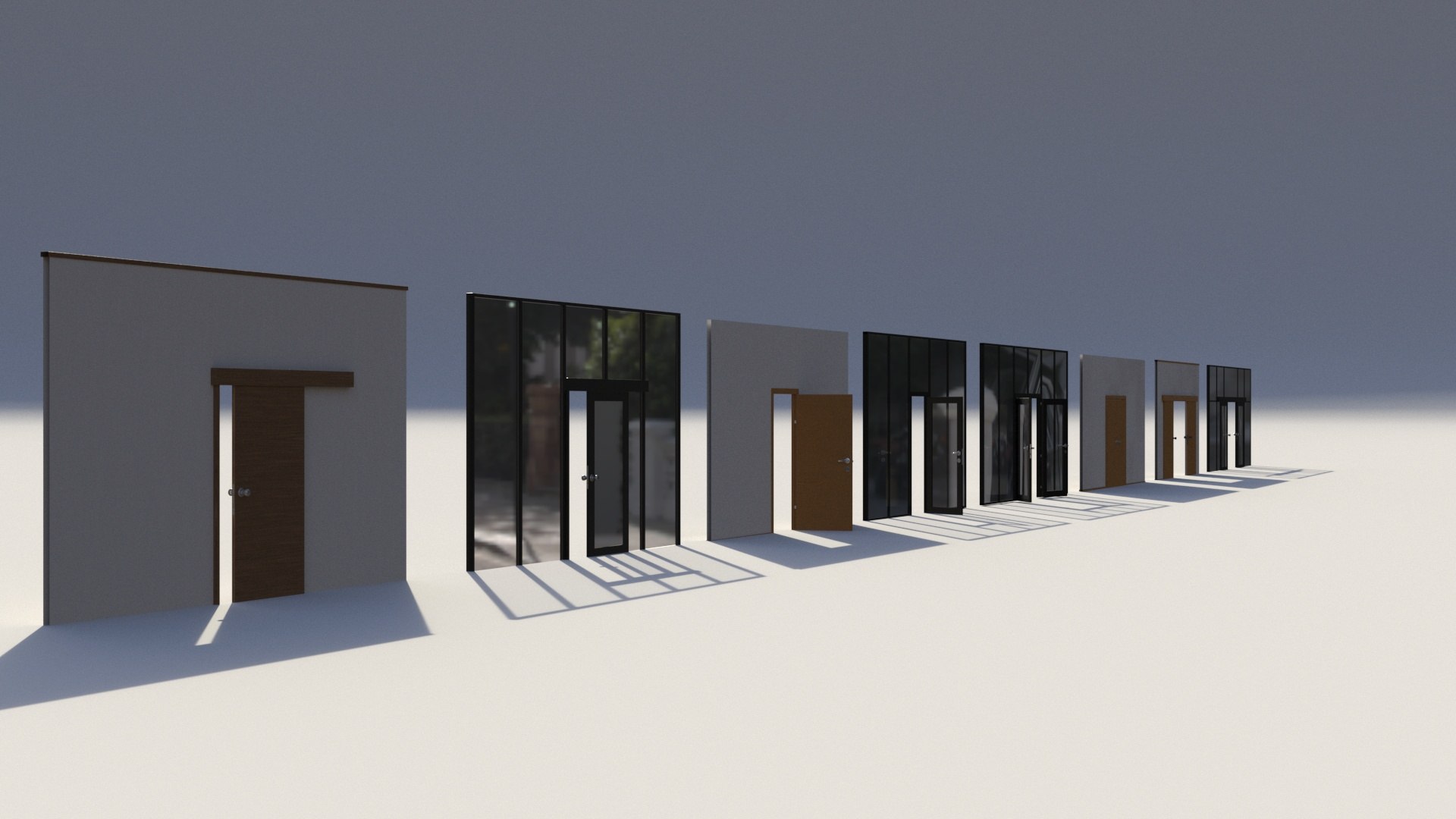 3D Model Doors All Presets - TurboSquid 2207555