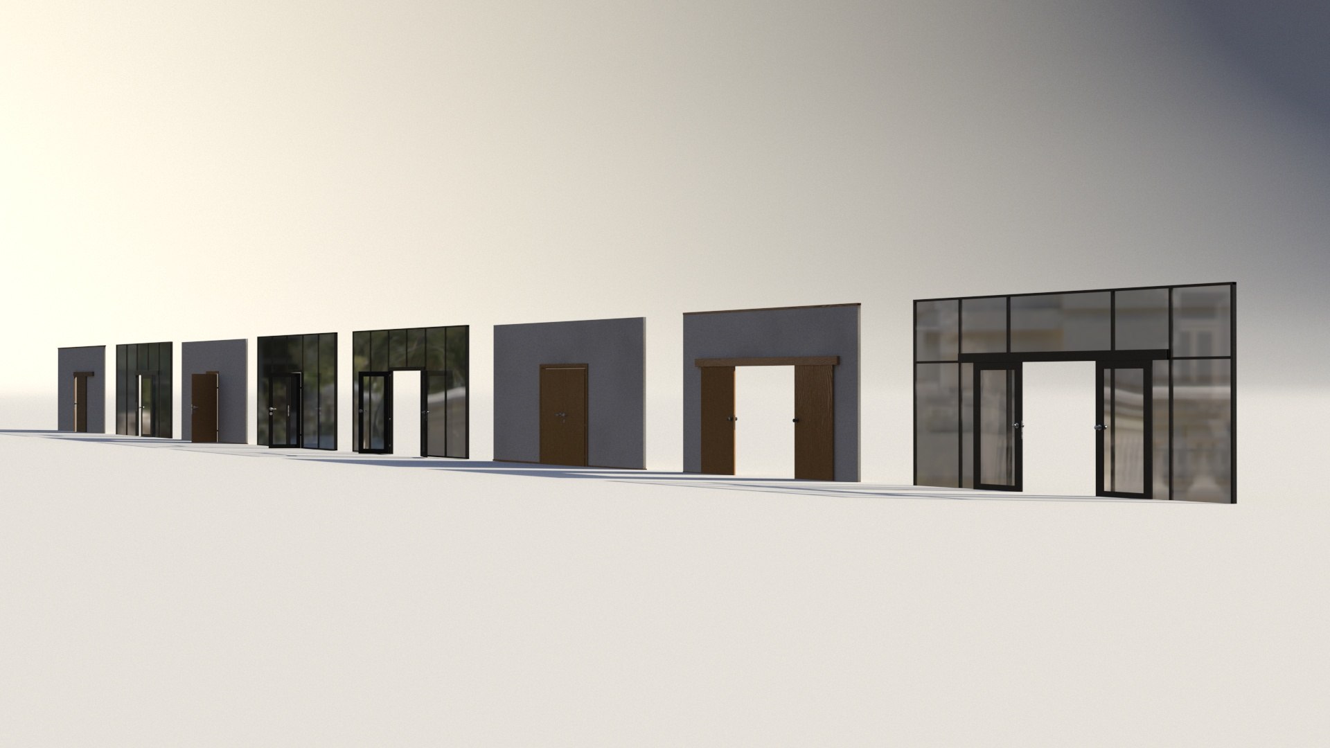 3D Model Doors All Presets - TurboSquid 2207555