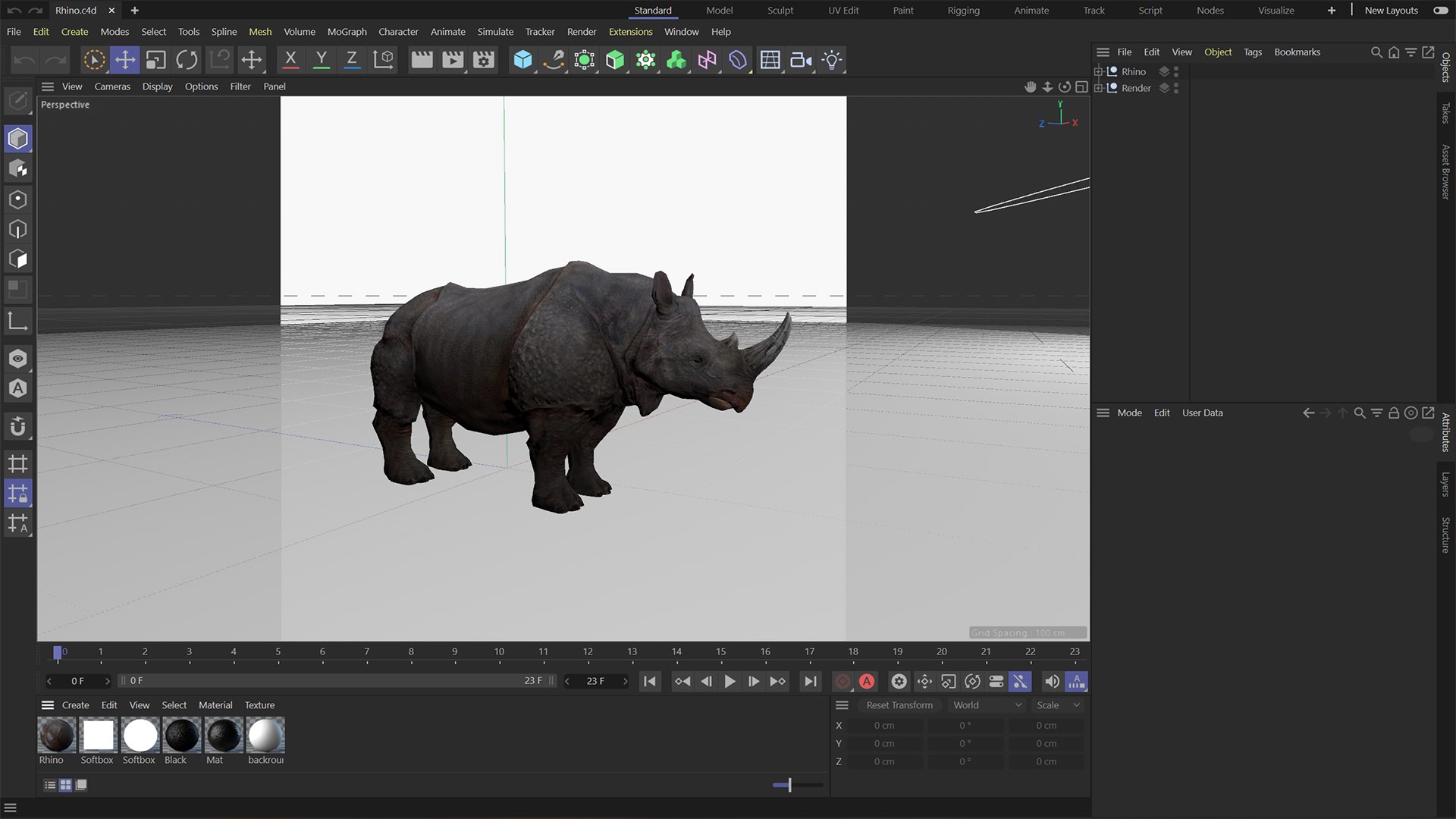3D Model Rhino - TurboSquid 2345021