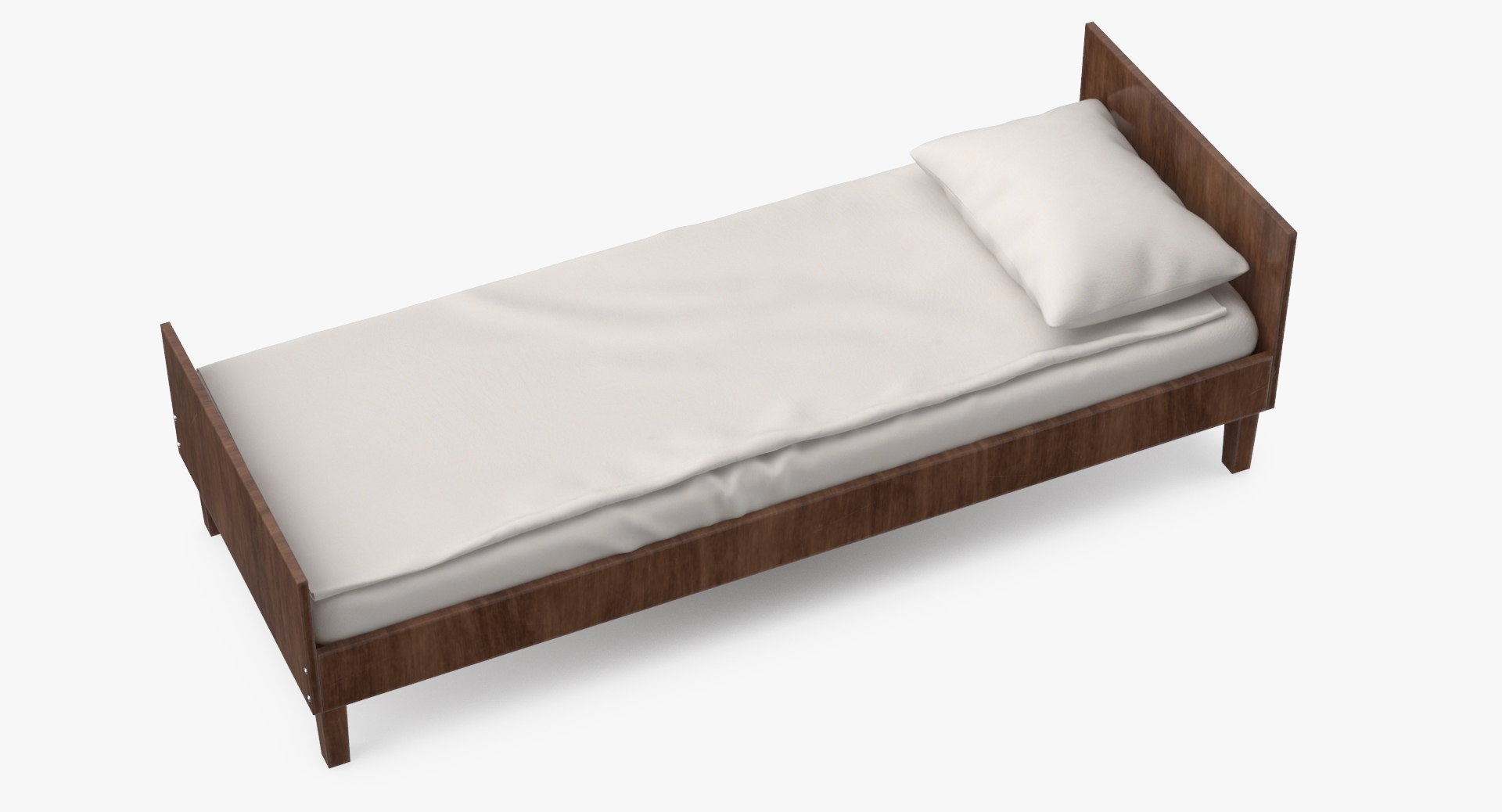Single Bed 3D Model - TurboSquid 1230231