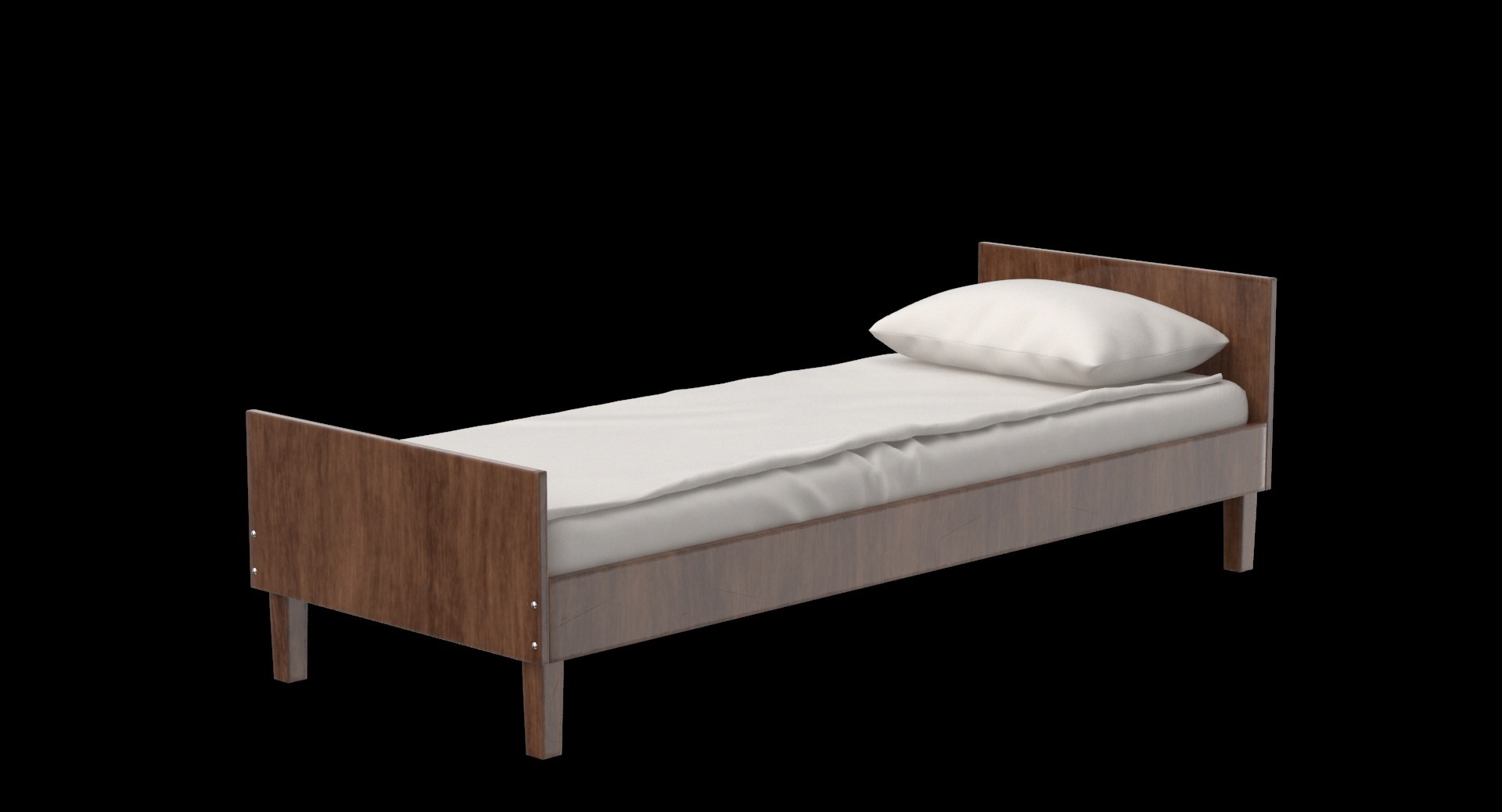 Single Bed 3D Model - TurboSquid 1230231