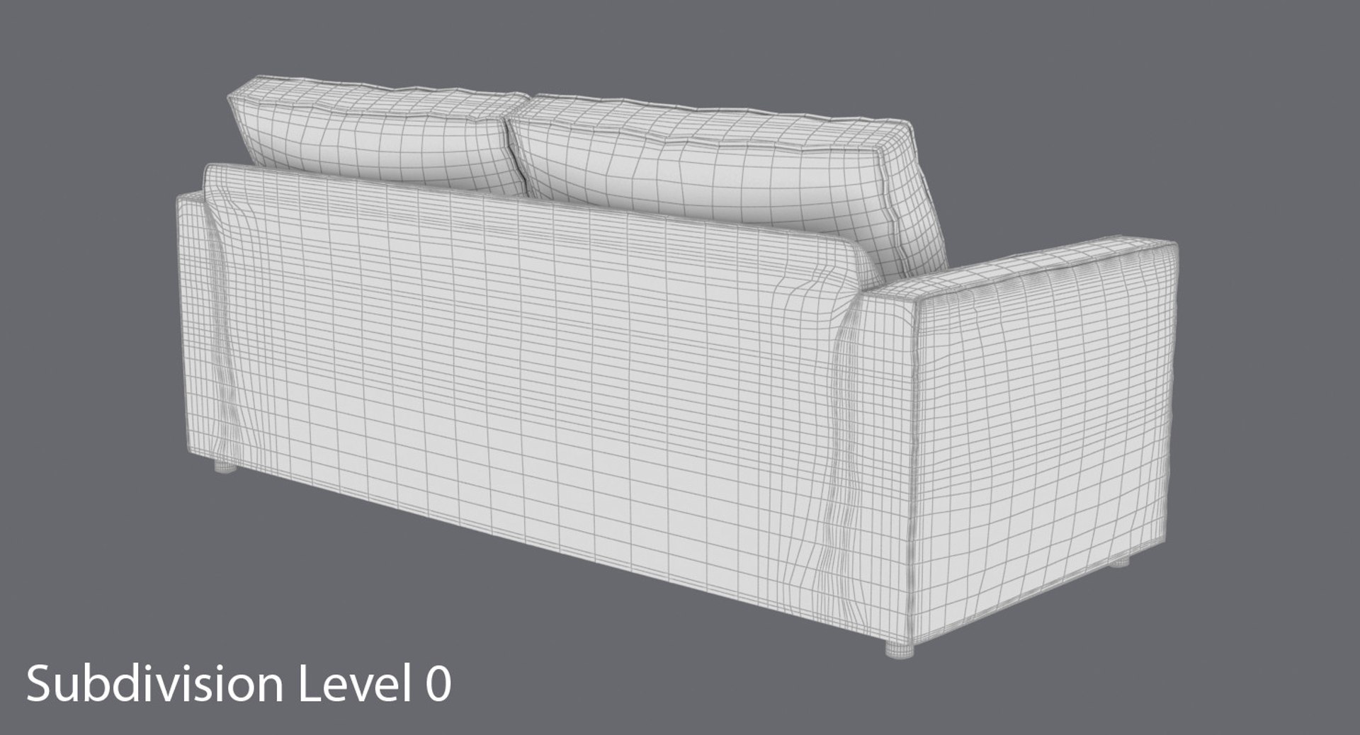 Transitional-2-seater-sofa 3D Model - TurboSquid 1270422