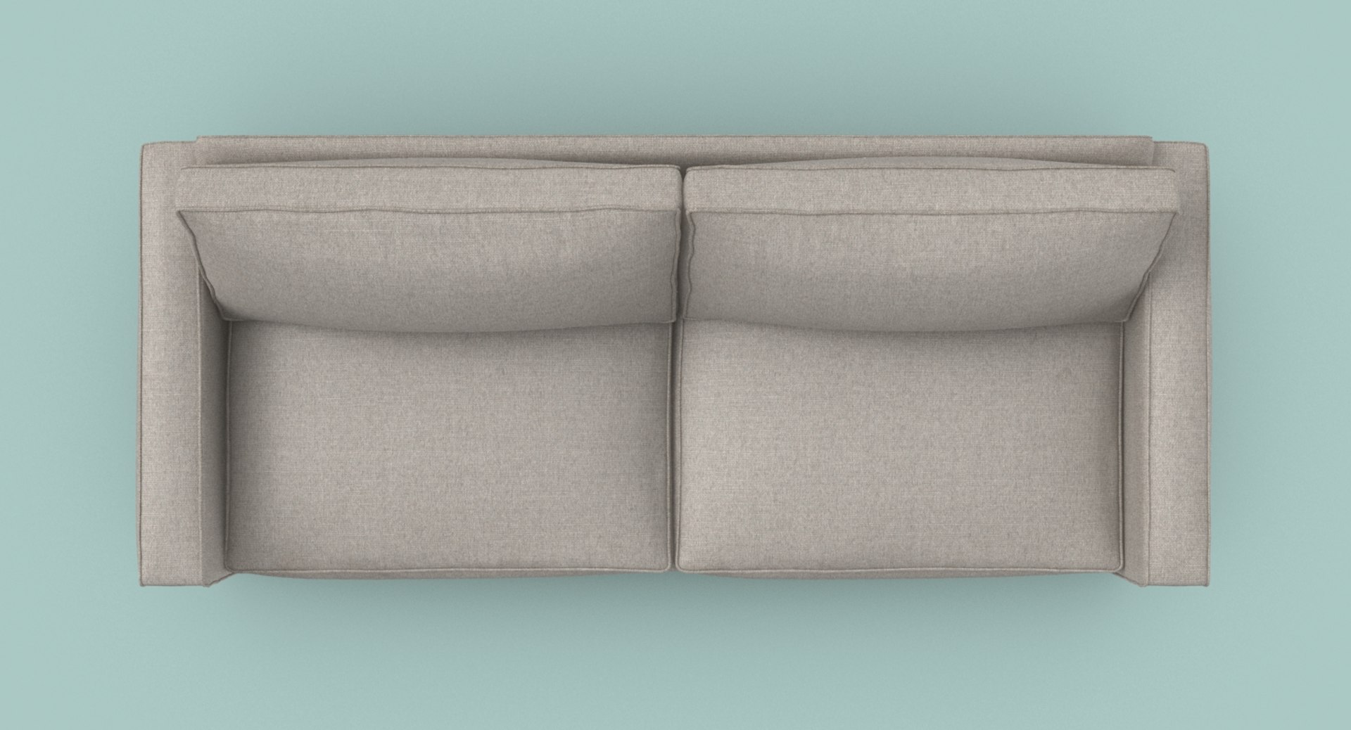Transitional-2-seater-sofa 3D Model - TurboSquid 1270422