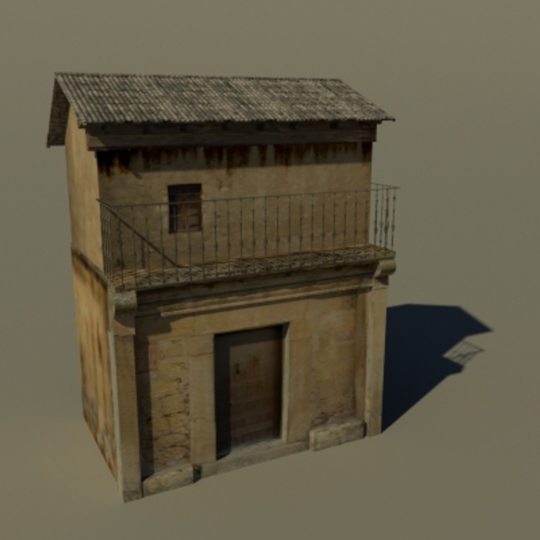 3d Old House