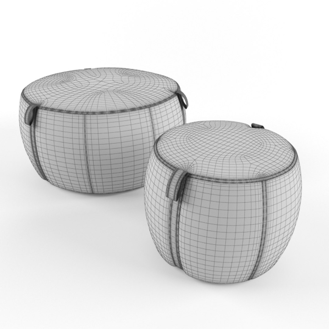 Lema Pouf Notch 3d Model