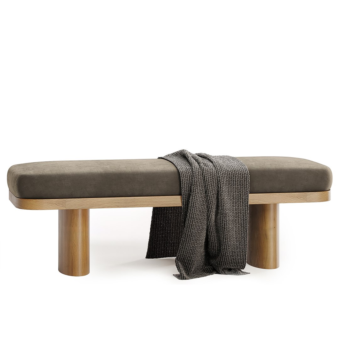 Hilary Bench 3D - TurboSquid 2227539