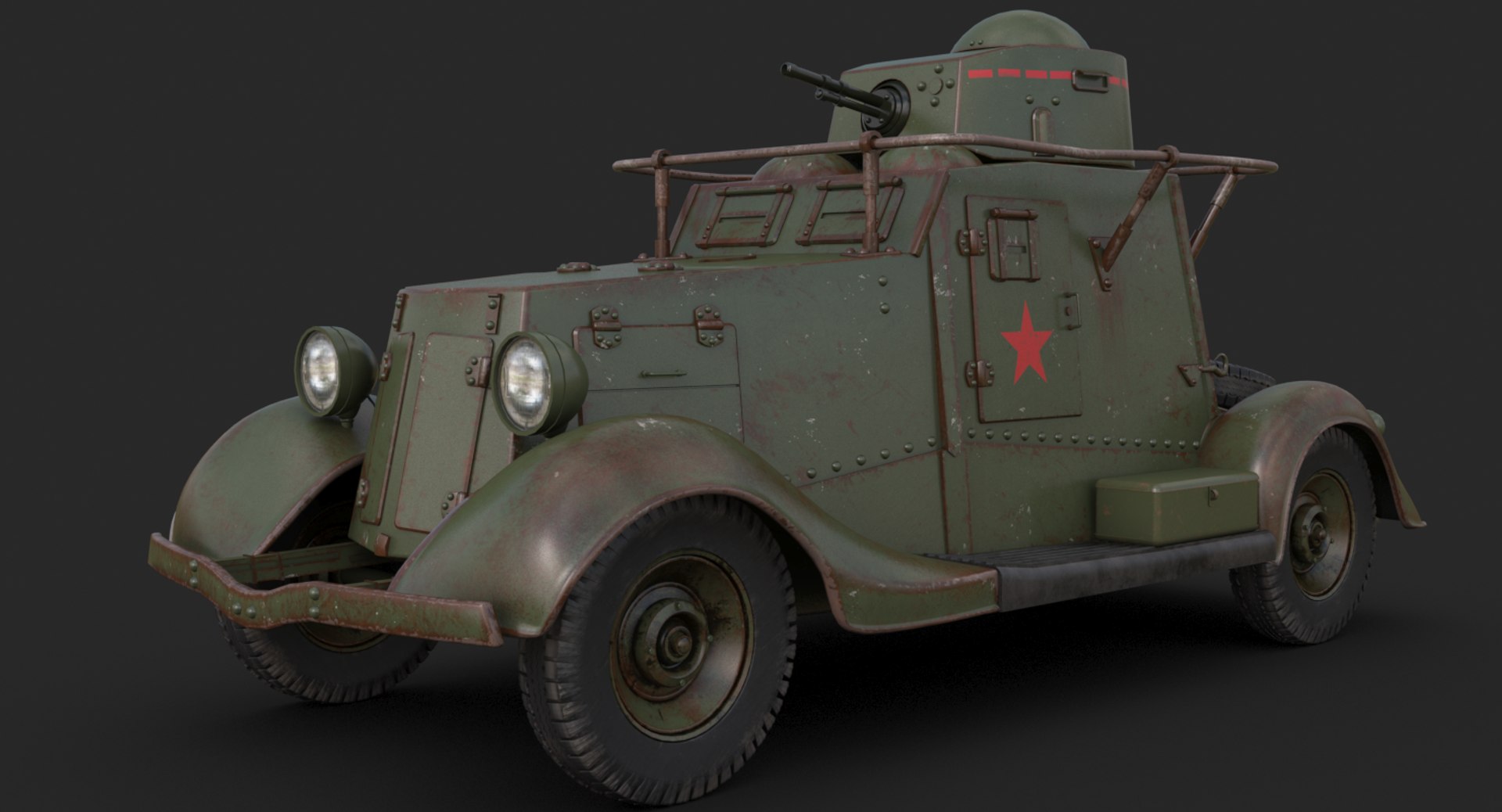 3D Fai M Armoured Car - TurboSquid 1657755