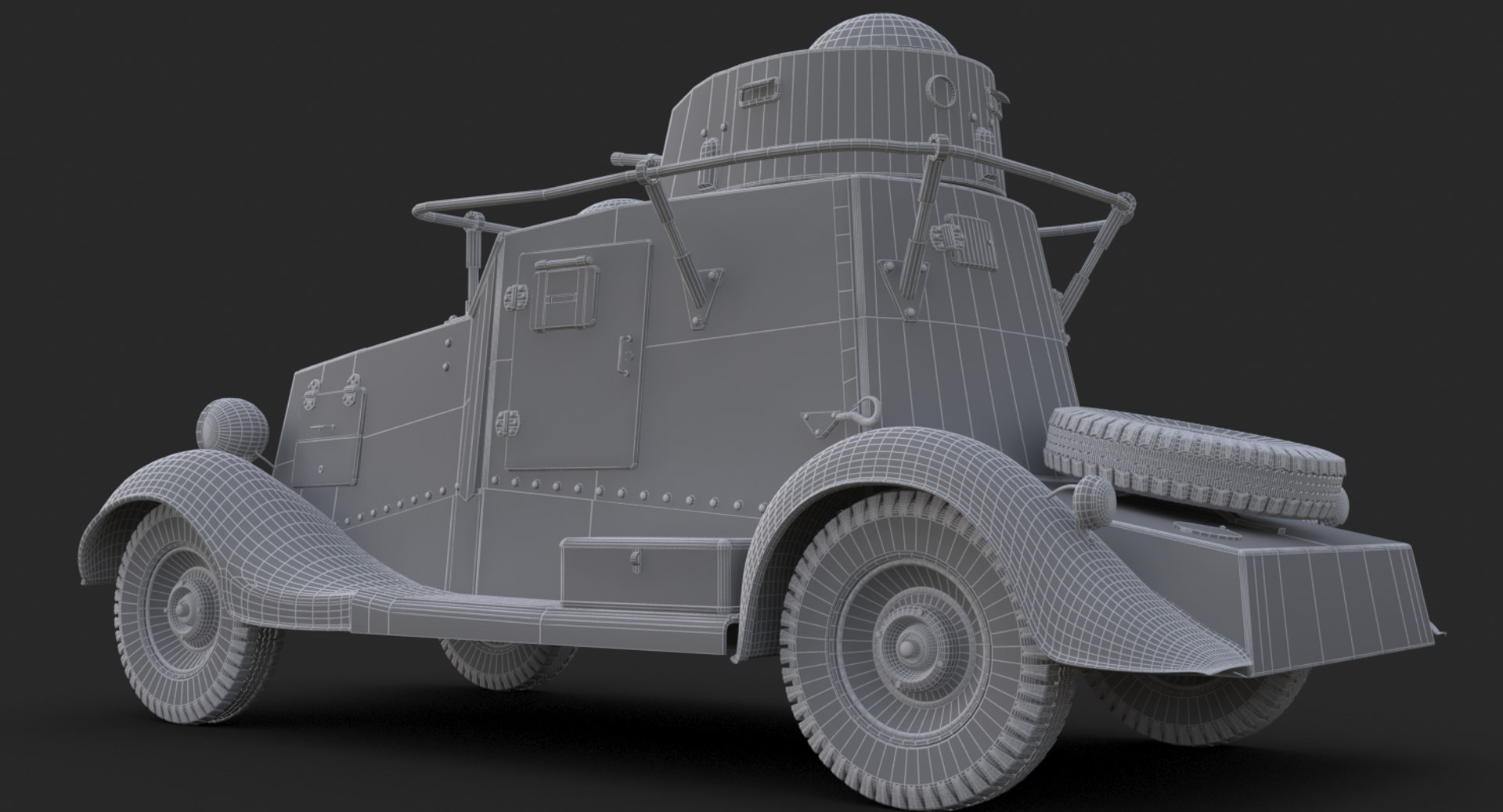 3D Fai M Armoured Car - TurboSquid 1657755