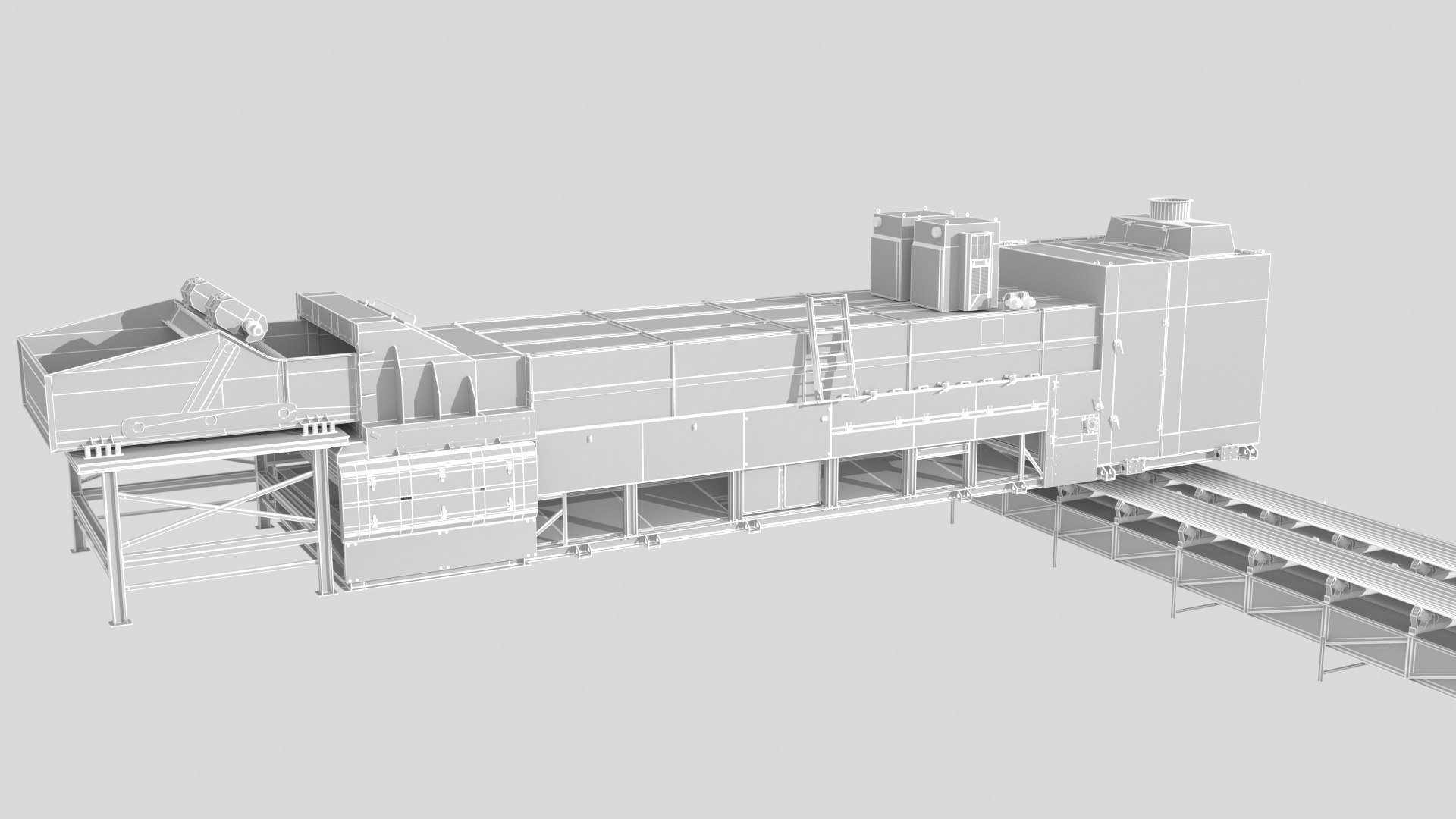 Automatic Sorting And Screening Machine 3D Model - TurboSquid 2085209